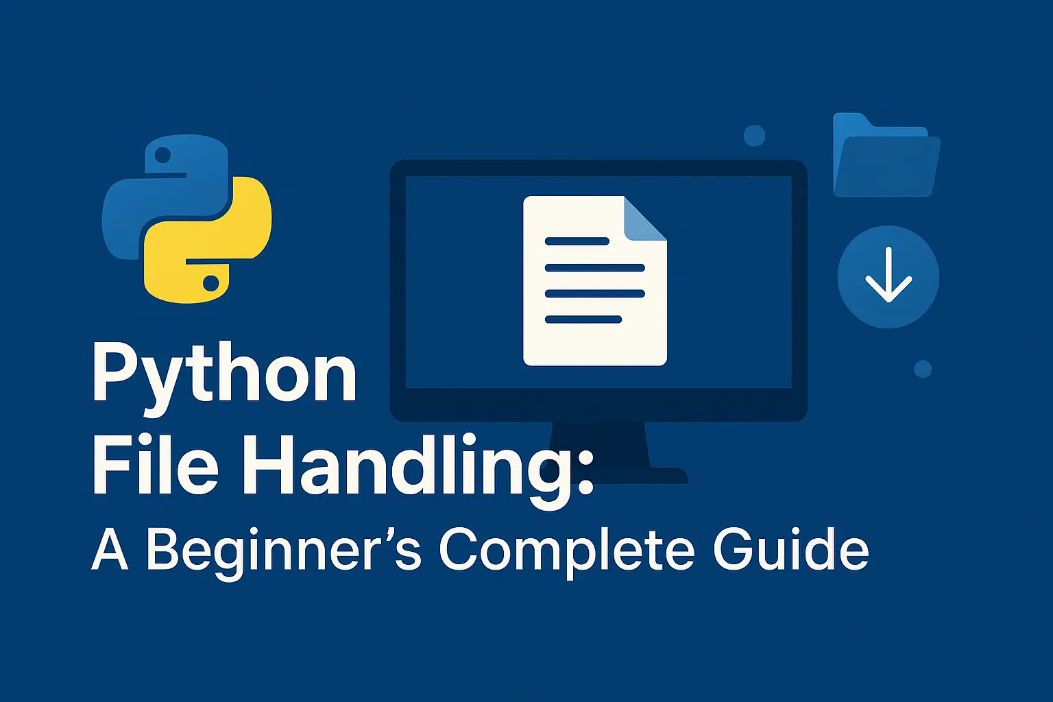 Python File Handling: A Beginner's Complete Guide - CodeSamplez.com
